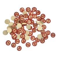 China Vintage Wooden Chess Bingo Game With 40 Bingo Number Cards DIY for sale