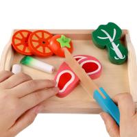 China Simulation Kitchen Pretend Toy Wooden Montessori Educational For Kids for sale
