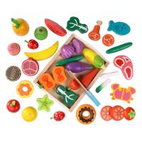 China Simulation Kitchen Pretend Toy Wooden Montessori Educational For Kids for sale