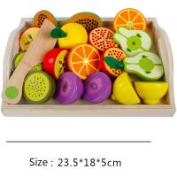 China Simulation Kitchen Pretend Toy Wooden Montessori Educational For Kids for sale
