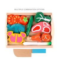 China Simulation Kitchen Pretend Toy Wooden Montessori Educational For Kids for sale