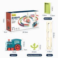 China Kids Electric Wooden Domino Blocks Automatic Laying Educational DIY for sale