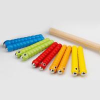 China Wooden  Bug Catching Game 5 Worms 1 Wooden Toys Accessories Montessori Educational Toys for sale