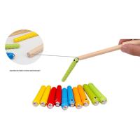 China Wooden  Bug Catching Game 5 Worms 1 Wooden Toys Accessories Montessori Educational Toys for sale