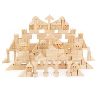 China Montessori Education Wooden Grains Stacking Building Blocks Kindergarten Children Early Childhood Parenting Kids Toys for sale