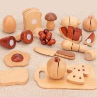 China Children'S Log Wooden Kitchen Toy Set Simulation Mini Educational for sale