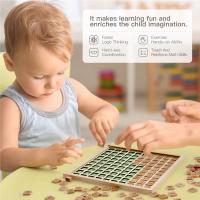 China Montessori Educational 	Wooden Math Toy For Preschool Counting Number for sale