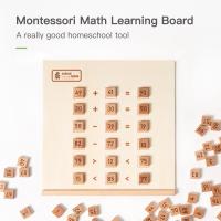 China Montessori Educational 	Wooden Math Toy For Preschool Counting Number for sale