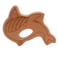 China Baby Wooden Teethers Food Grade Animal Tortoise Koala Whale Turtle Shape for sale
