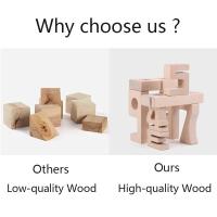 China Number Building Blocks Wooden Math Digital Toys Baby Balance Block Jenga Toy Montessori Educational Natural Wood Toys fo for sale