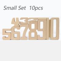 China Number Building Blocks Wooden Math Digital Toys Baby Balance Block Jenga Toy Montessori Educational Natural Wood Toys fo for sale