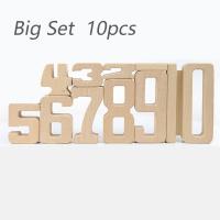 China Number Building Blocks Wooden Math Digital Toys Baby Balance Block Jenga Toy Montessori Educational Natural Wood Toys fo for sale