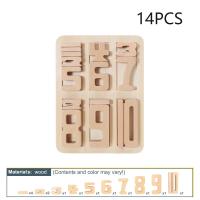 China Number Building Blocks Wooden Math Digital Toys Baby Balance Block Jenga Toy Montessori Educational Natural Wood Toys fo for sale