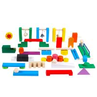 China Wooden Colored Domino Accessories For Children for sale