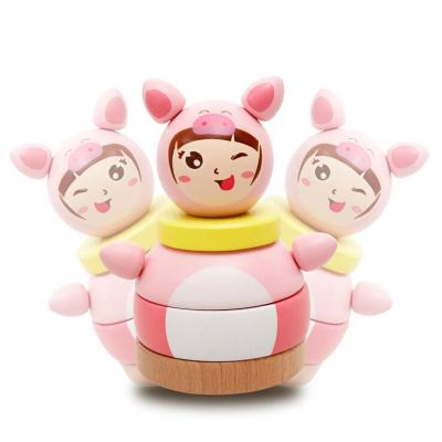 China Tumbler Doll Roly Poly Mobile Rattles Toy For Baby Newborns Kids Gift for sale