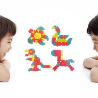 China Children Wooden Creative Jigsaw Building Block 1Set DIY 3D Educational for sale