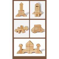 China Solid Wood Stacking Block Toy Shape Cognition DIY For Kids Children for sale