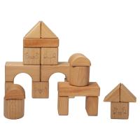 China Solid Wood Stacking Block Toy Shape Cognition DIY For Kids Children for sale
