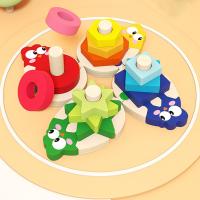 China Wooden Stacking Toys Sorting For Girls Boys Early Preschool Learning for sale
