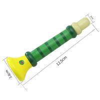 China Hot Baby Wooden Horn Whistle Musical Instrument Toys Kids Colorful for sale