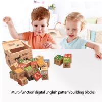 China 27pcs Wooden Alphabet Blocks Letter Blocks Printed With Number for sale
