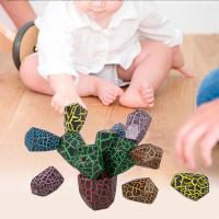 China Balancing Cactus Wooden Montessori Baby Toys For Early Educational for sale
