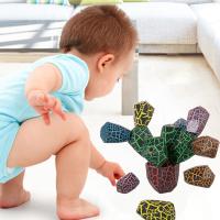 China Balancing Cactus Wooden Montessori Baby Toys For Early Educational for sale