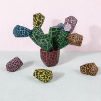 China Balancing Cactus Wooden Montessori Baby Toys For Early Educational for sale