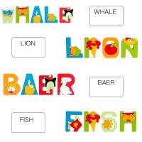 China Three Dimensional Creative Letter Building Blocks Unisex 1-3 Year for sale