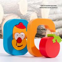 China Three Dimensional Creative Letter Building Blocks Unisex 1-3 Year for sale