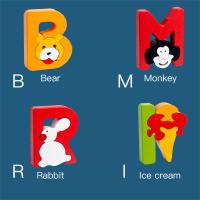 China Three Dimensional Creative Letter Building Blocks Unisex 1-3 Year for sale