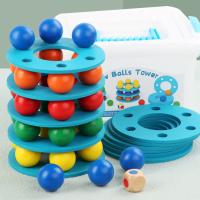 China Unisex Wooden Montessori Baby Toys Children Stacking Game for sale