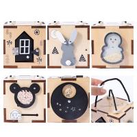 China Children Unisex Montessori Wooden Busy Board For Fine Motor Skills Trave for sale