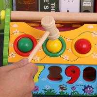 China Kids Shape Sorter Wisdom House Wooden Montessori Bright for sale