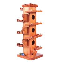 China Funny Marble Ball Run Wooden Towers Construction Educational For Children for sale
