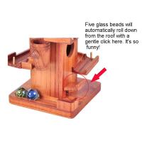 China Funny Marble Ball Run Wooden Towers Construction Educational For Children for sale