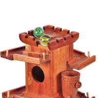 China Funny Marble Ball Run Wooden Towers Construction Educational For Children for sale