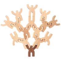 China Rounded Wooden Shape Puzzle Toys To Improve The Logic Character for sale