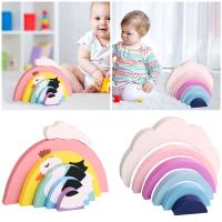 China 6 Pieces Colorful Building Blocks Educational For Children Newborn for sale