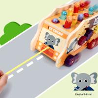 China 2 Mallets Wooden Hammer Toys Burr Free For Toddler Boys Girls for sale