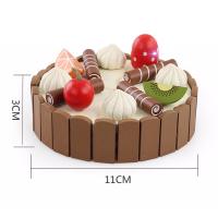 China 17PCS Simulation Wooden Mini Kitchen Set DIY Magnetic For Early Educational for sale