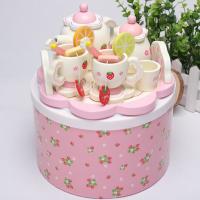 China Lemon Simulation Kitchen Wooden Set Creative White Afternoon Tea for sale