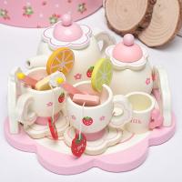 China Lemon Simulation Kitchen Wooden Set Creative White Afternoon Tea for sale