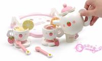 China Lemon Simulation Kitchen Wooden Set Creative White Afternoon Tea for sale