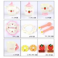 China Lemon Simulation Kitchen Wooden Set Creative White Afternoon Tea for sale