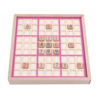 China Children Sudoku Chess Beech International Checkers Folding Game Table for sale