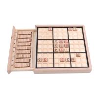 China Children Sudoku Chess Beech International Checkers Folding Game Table for sale
