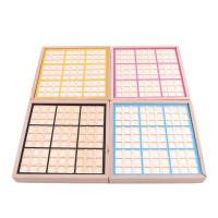 China Children Sudoku Chess Beech International Checkers Folding Game Table for sale