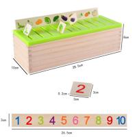 China Wooden Montessori Baby Toys Mathematical Knowledge Classification for sale