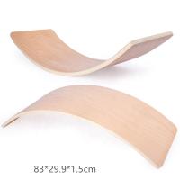 China Wooden Seesaw Bent Board Exercise Balance for Children for sale